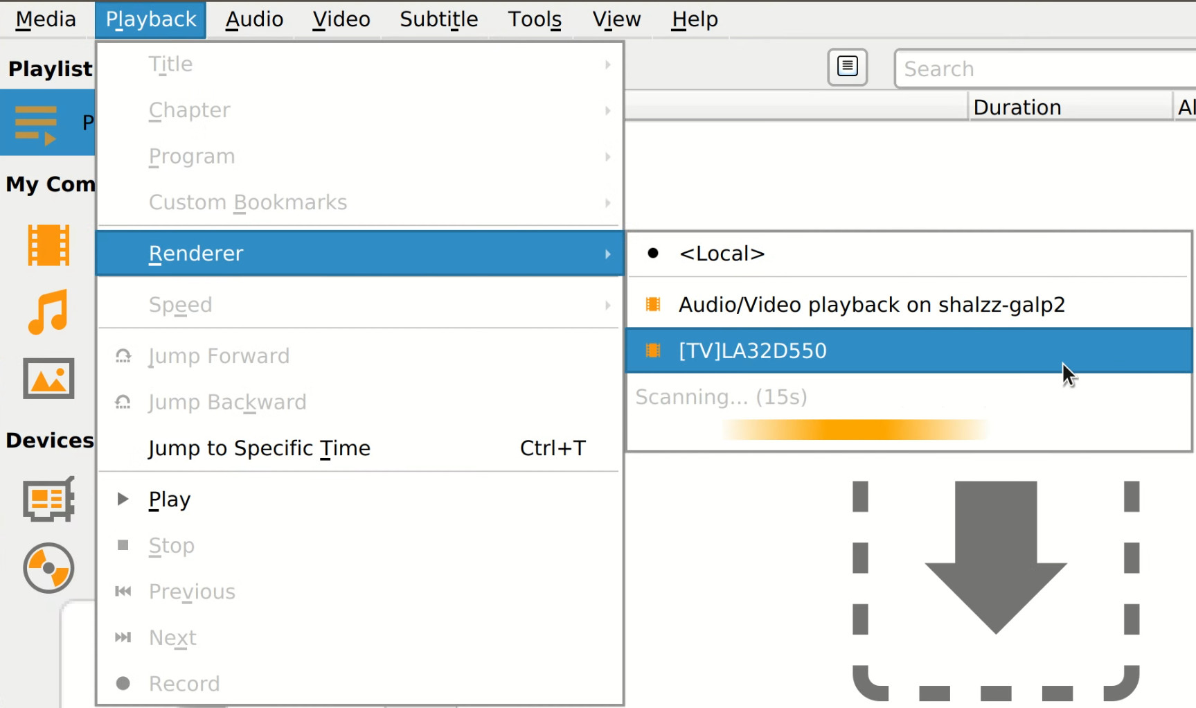 DLNA/UPNP casting support in VLC - Part 2